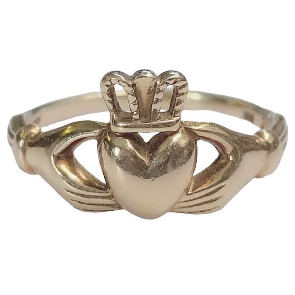 Vintage | Jewelry | Vintagecladdagh K Yellow Gold Michael Anthony Ring ...